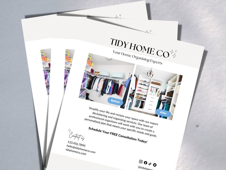Home Organizer Flyer Professional Organizer Flyer Professional ...