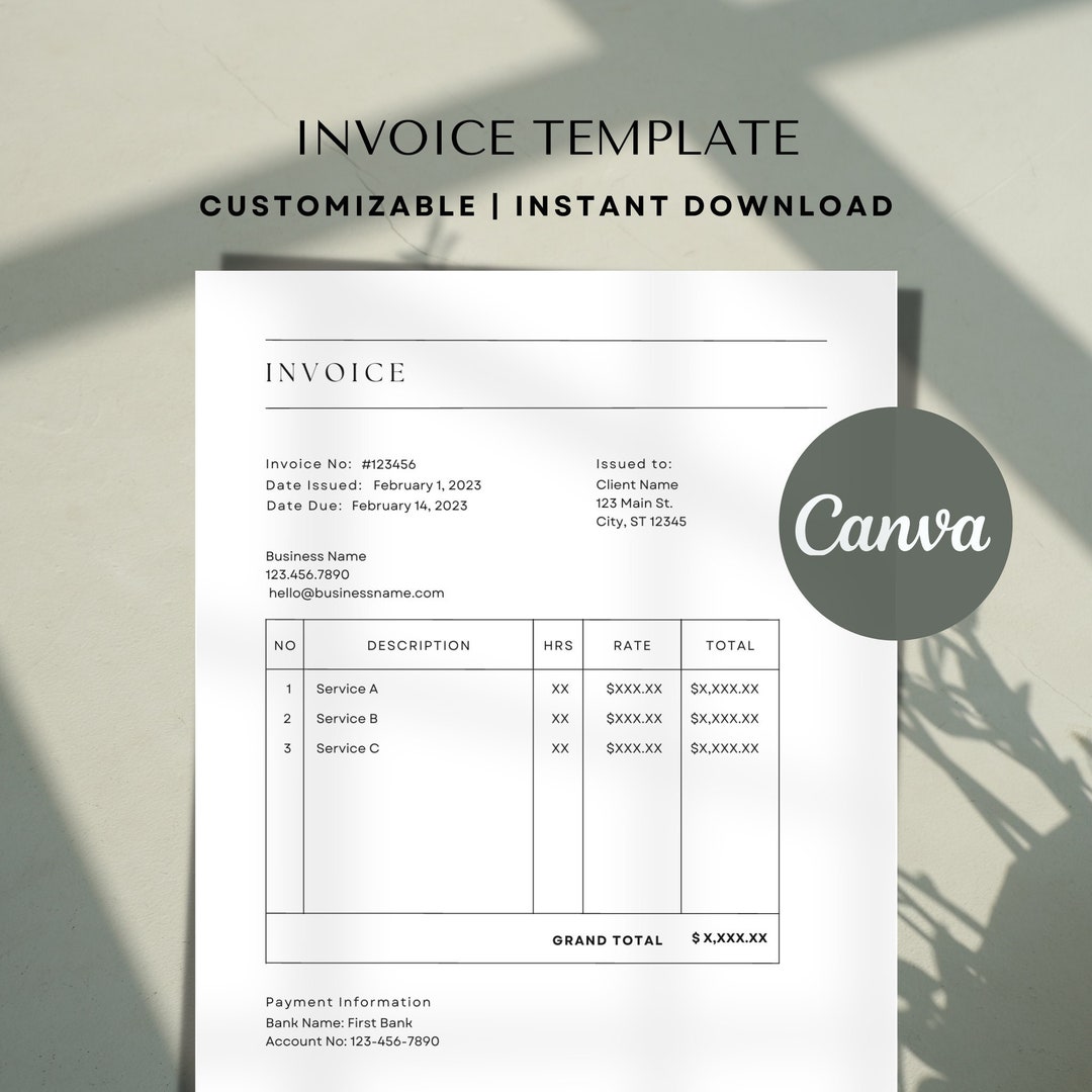 Invoice Template Invoice Estimate Form Freelance Invoice Templates ...