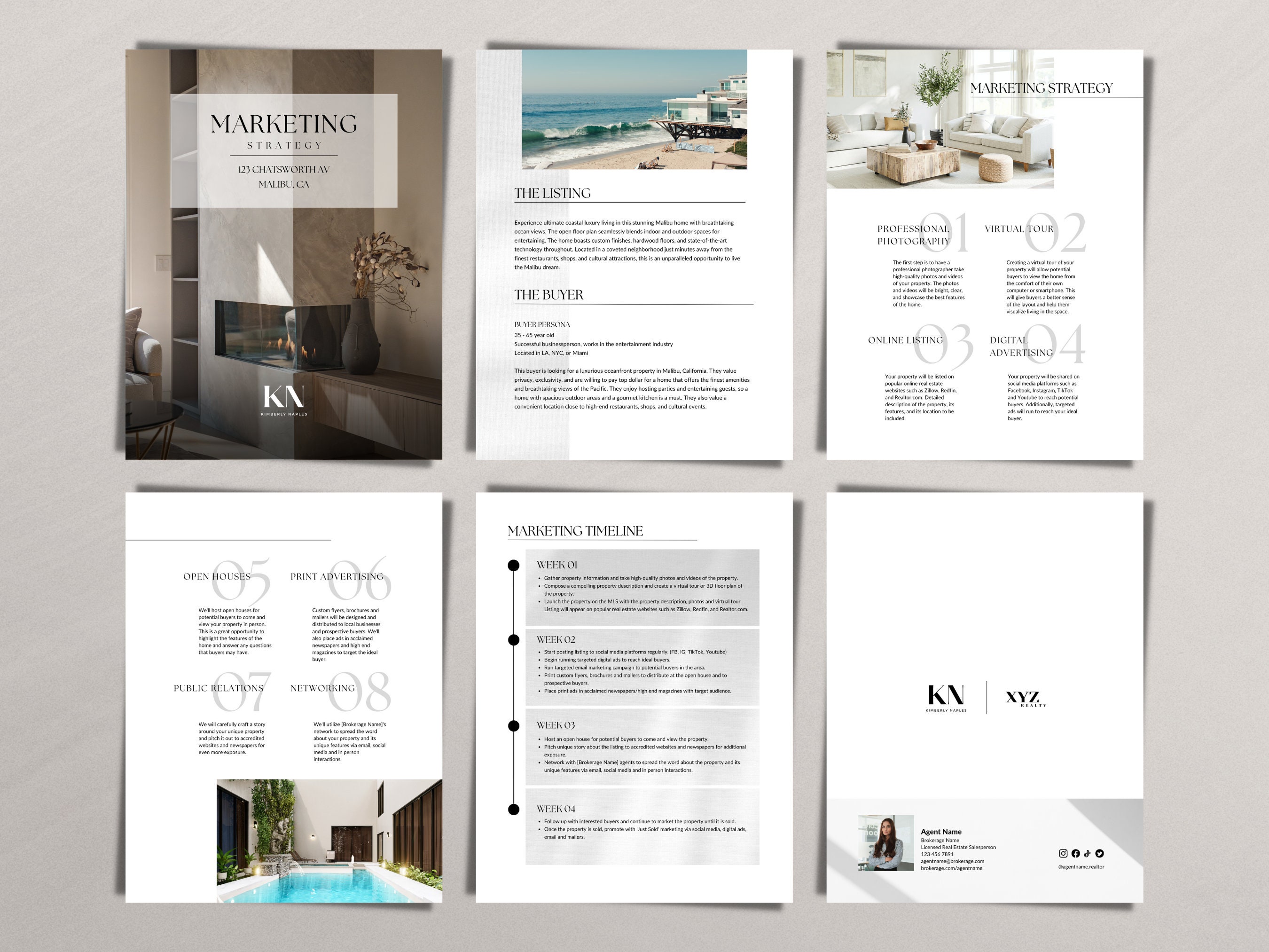 Real Estate Marketing Plan Book Marketing Plan Realtor Listing ...