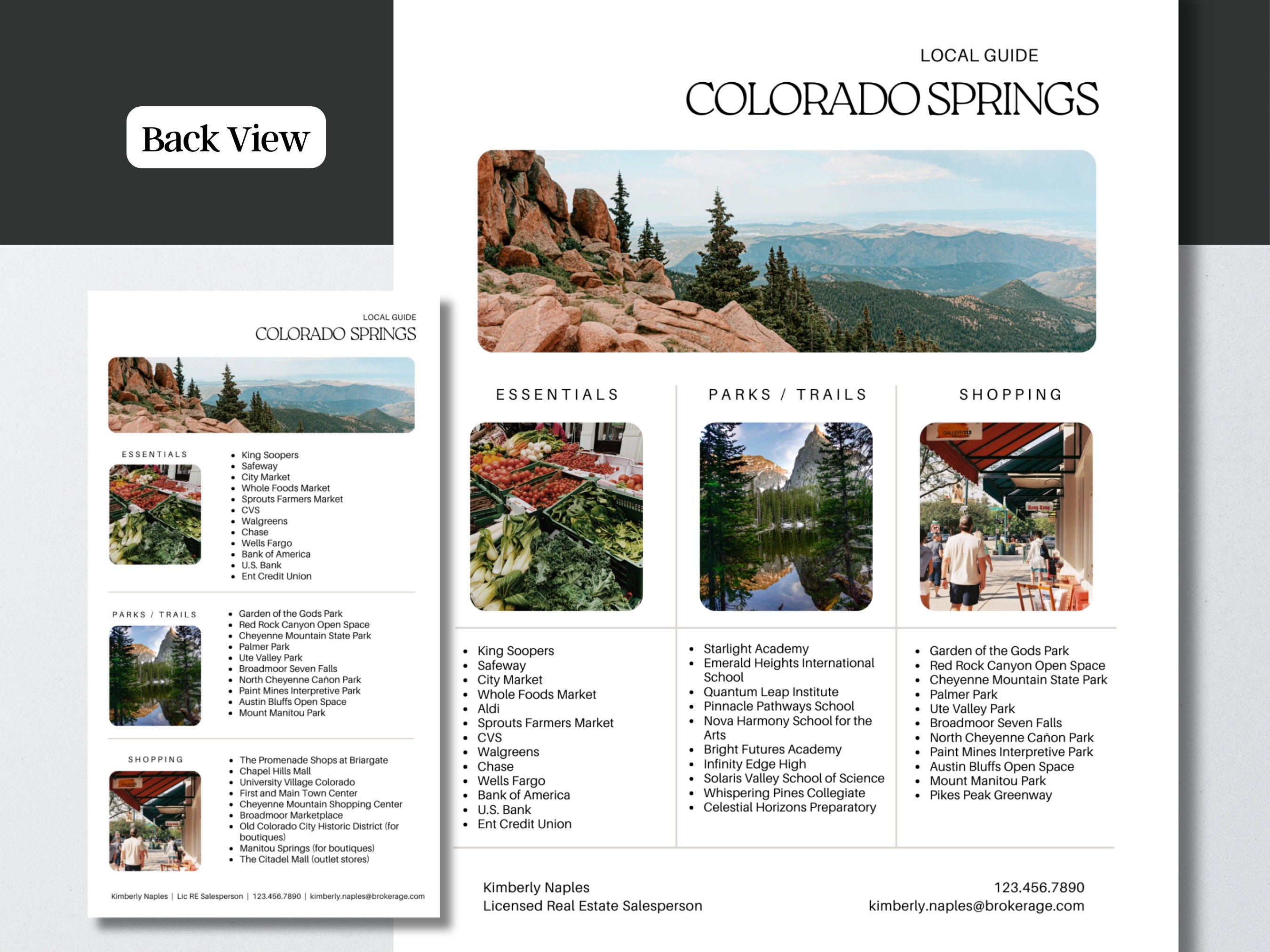 Local Guide Real Estate Flyer Template Neighborhood Guide Local ...