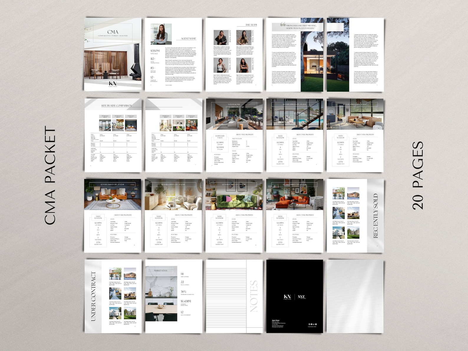 Buyer Seller Guide Pre Listing Presentation Cma Template Real Estate ...