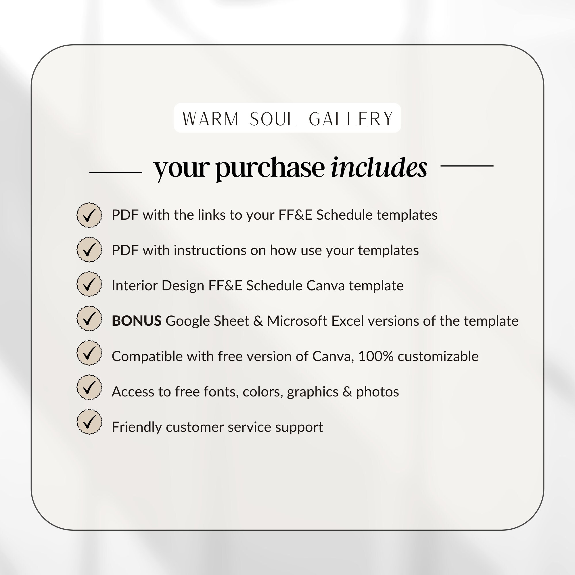 FF&E Schedule Template Interior Design Project Timeline Canva Excel ...