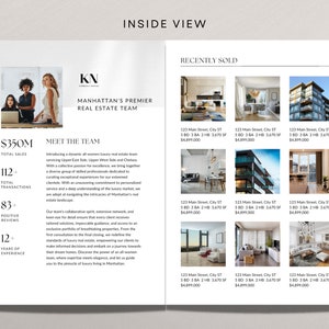 Brochure Real Estate Template Agent Bio Brochure Template Download Real ...