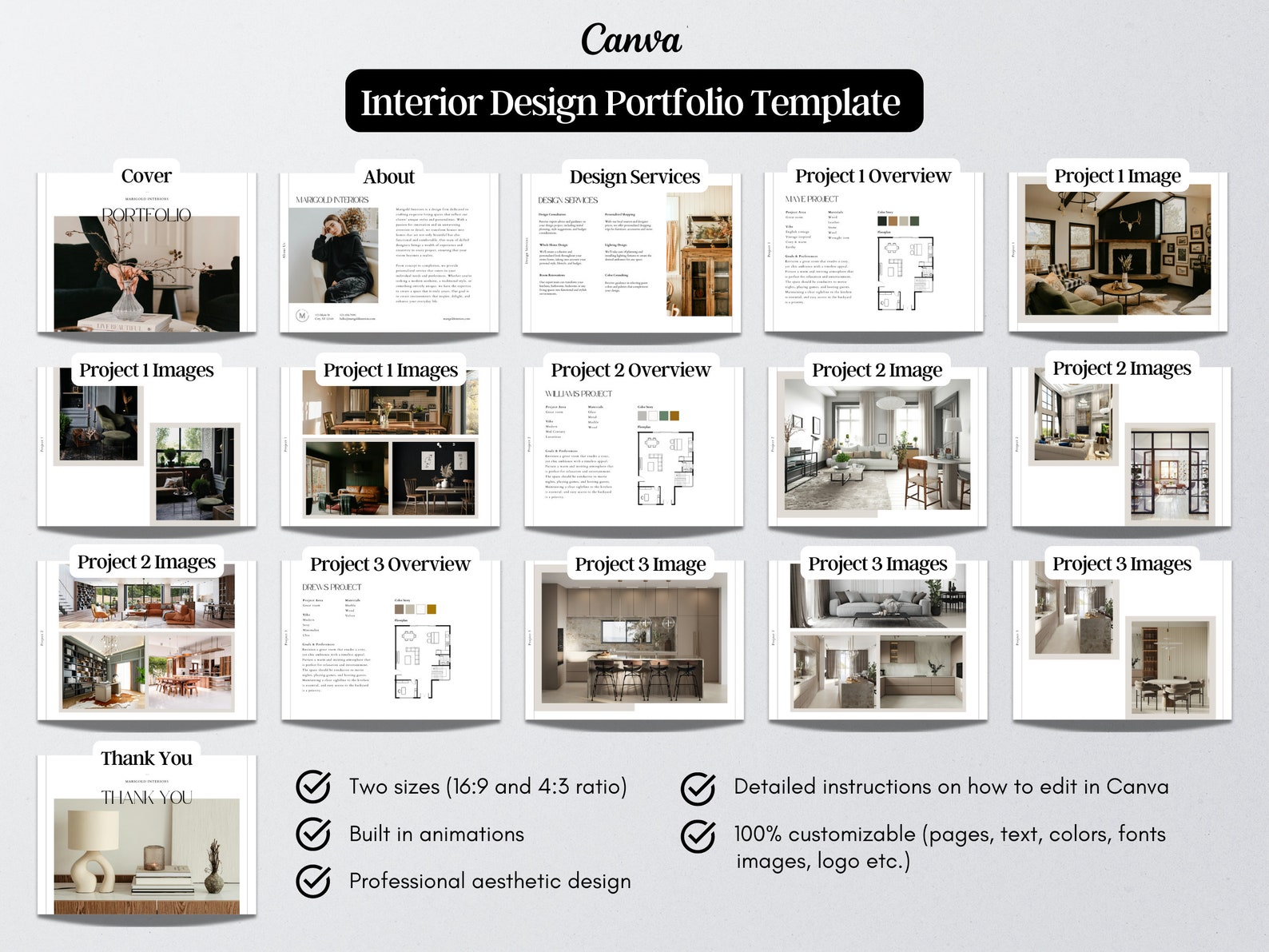 Interior Design Template Business Bundle FF&E Schedule Interior ...