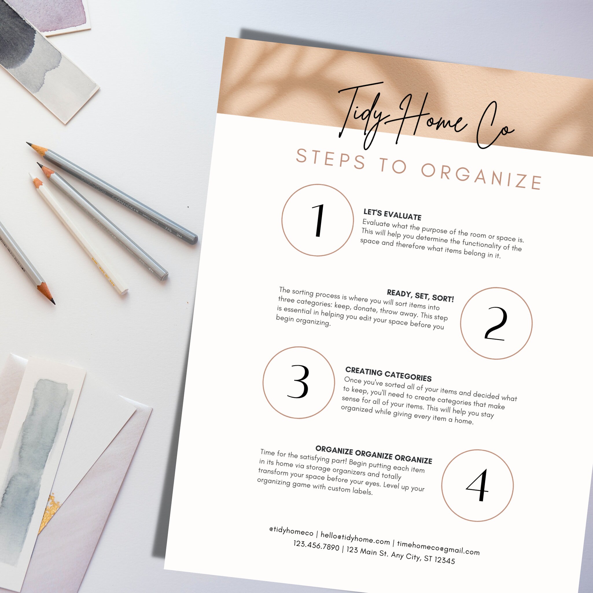 Declutter Checklist Professional Home Organizer Services and Packages ...