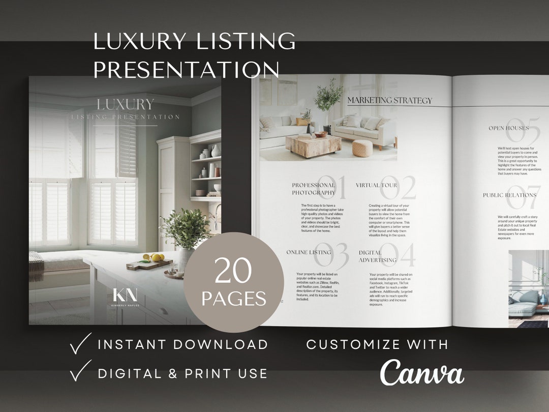 Seller Pre Listing Presentation Real Estate Template Real Estate ...