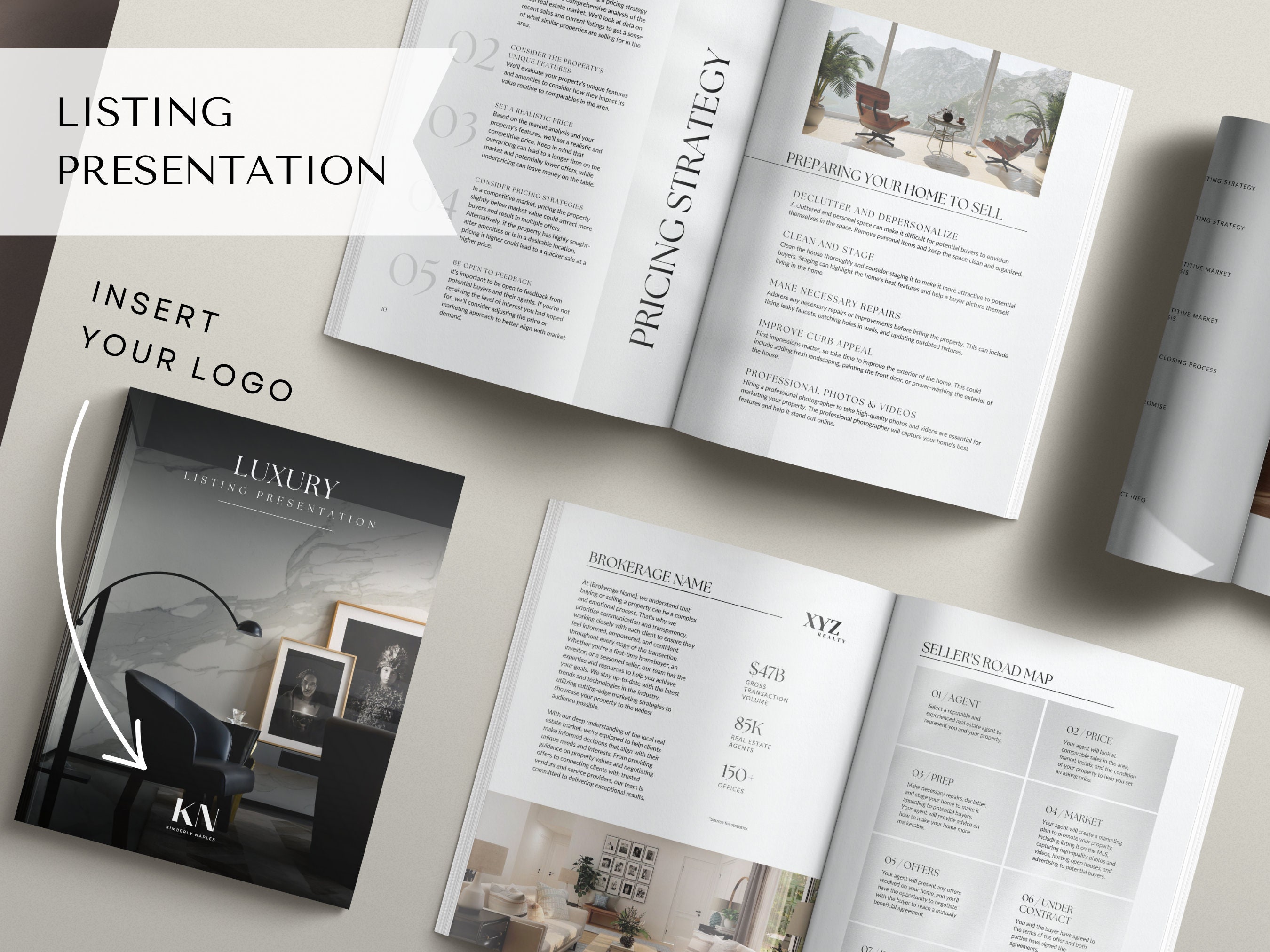 Listing Presentation Real Estate Marketing Plan Book Real Estate ...