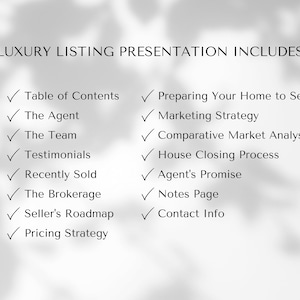 Listing Presentation Real Estate Template Canva Luxury Pre Listing ...