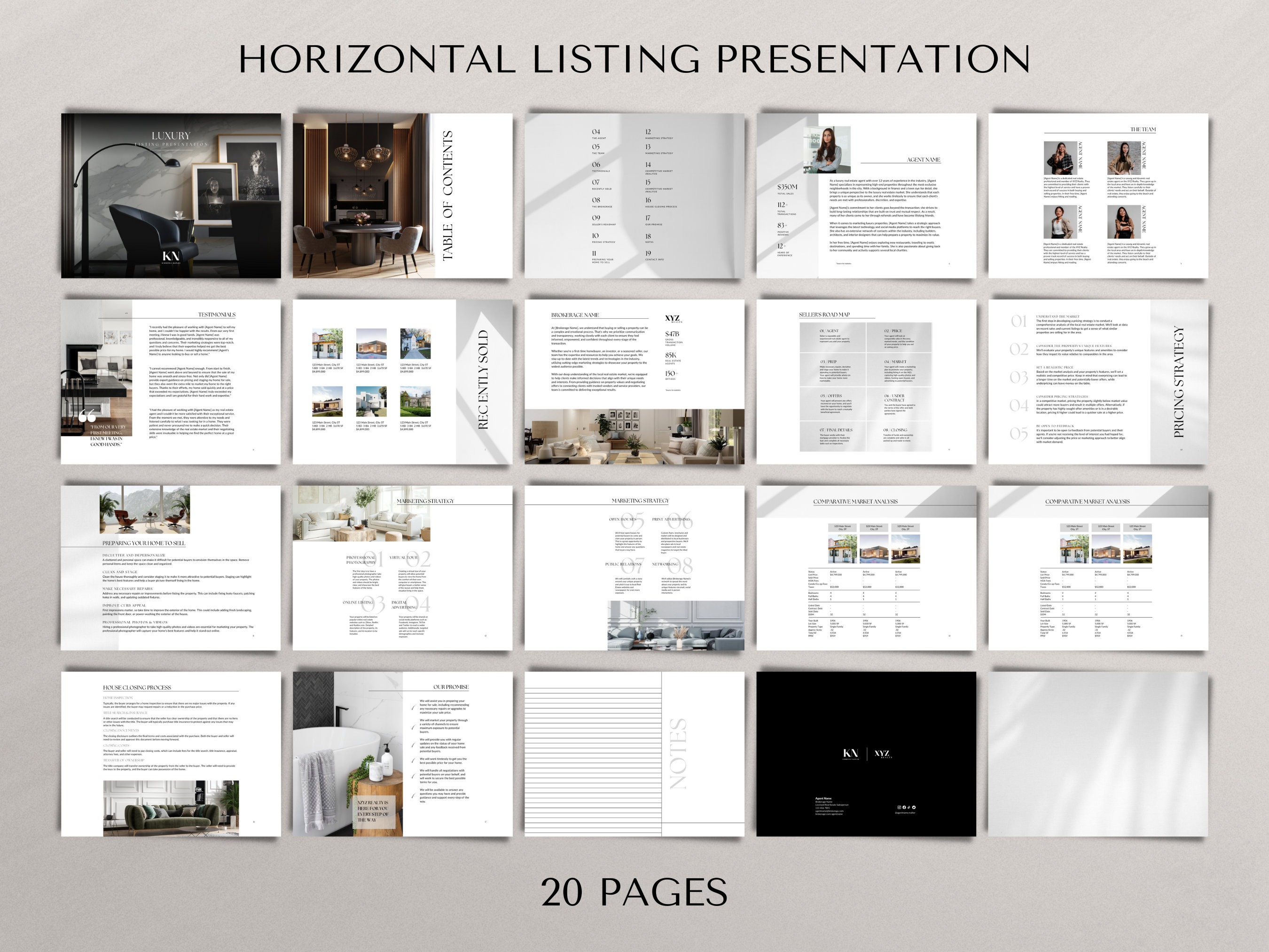 Buyer Seller Guide Pre Listing Presentation Bundle Real Estate ...