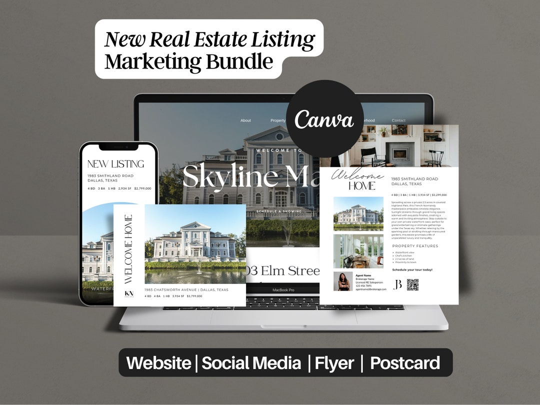 New Listing Real Estate Marketing Just Listed Postcard New Listing ...
