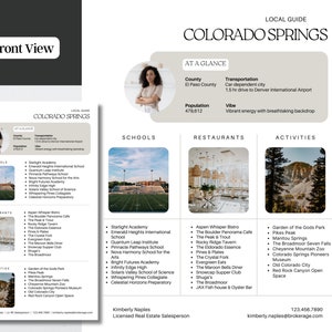 Real Estate Neighborhood Guide Local Guide Relocation Real Estate Flyer ...