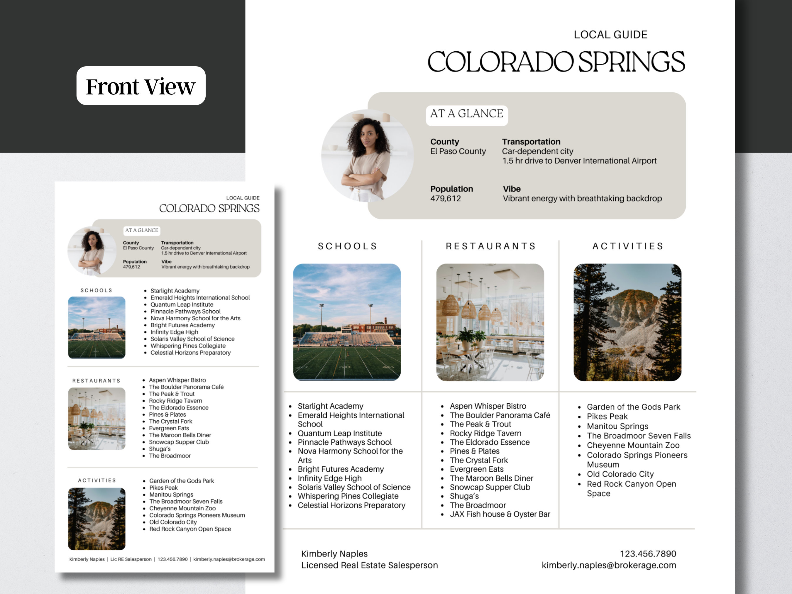 Local Guide Real Estate Flyer Template Neighborhood Guide Local ...