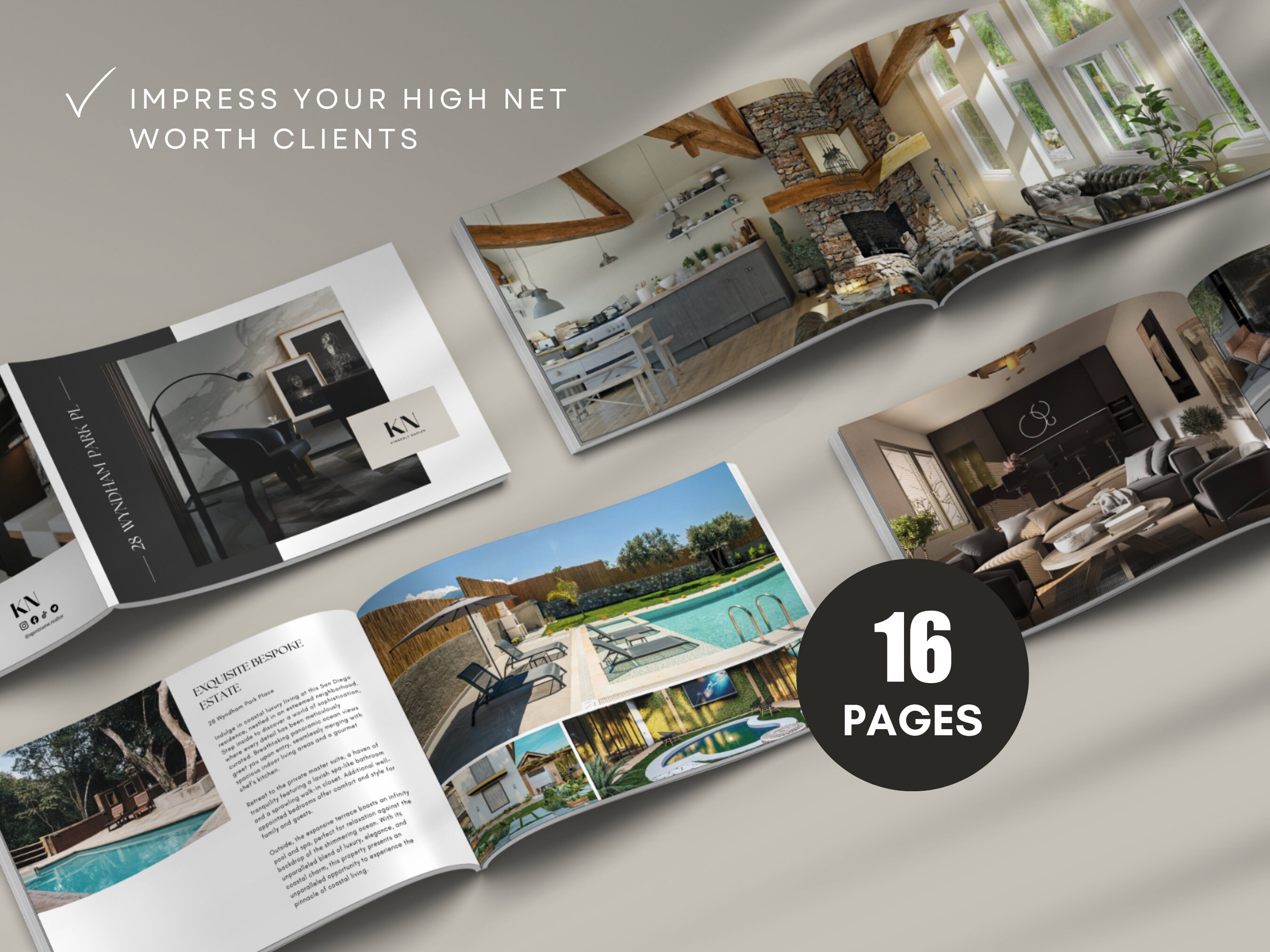 Real Estate Brochure Template Real Estate Luxury Property Brochure Just ...