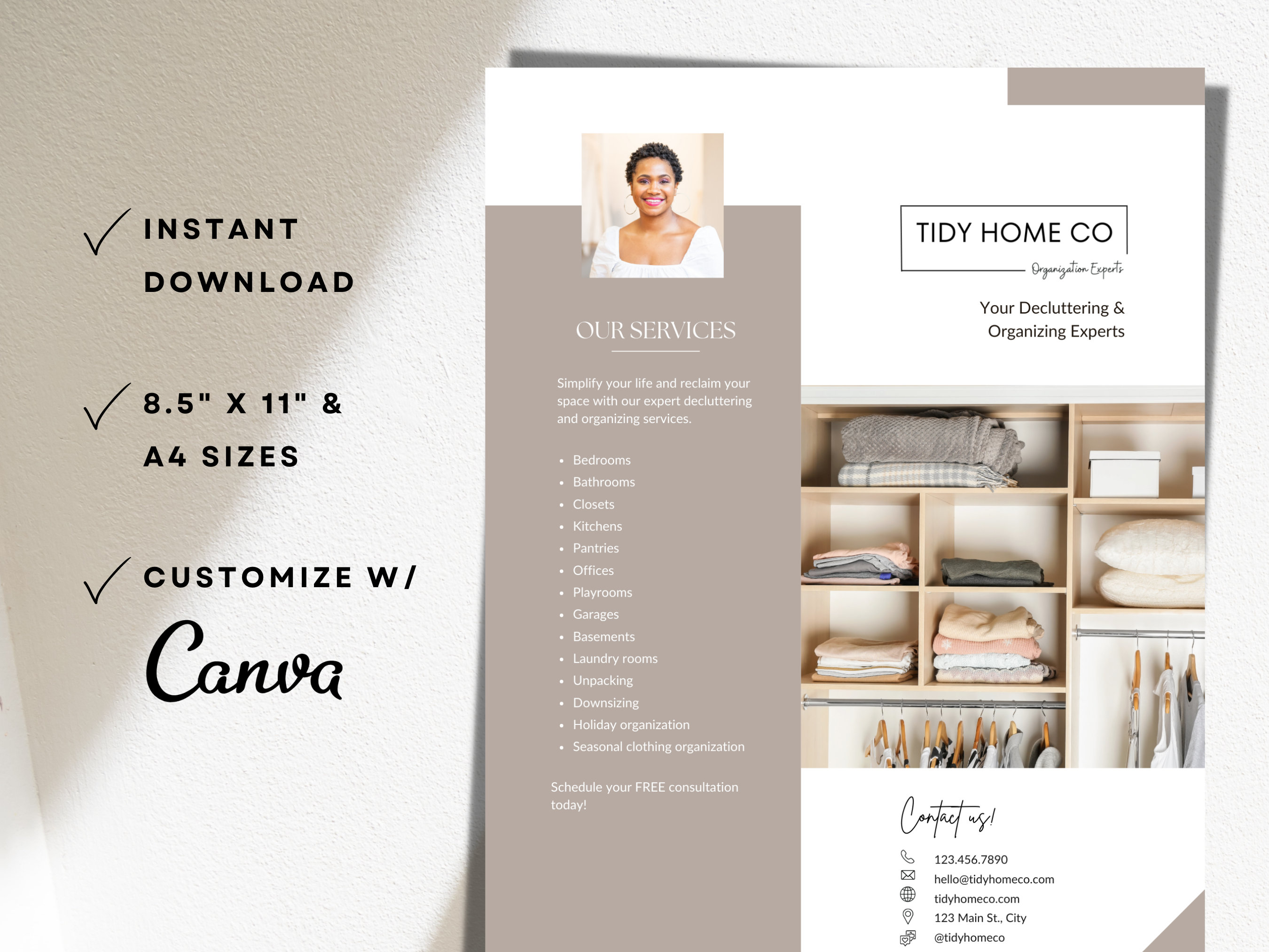 Professional Organizer Flyer Professional Organizer Forms Professional ...