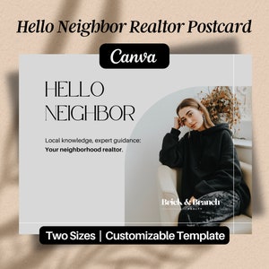 Hello Neighbor Realtor Postcard About Me Realtor Postcard Farming ...