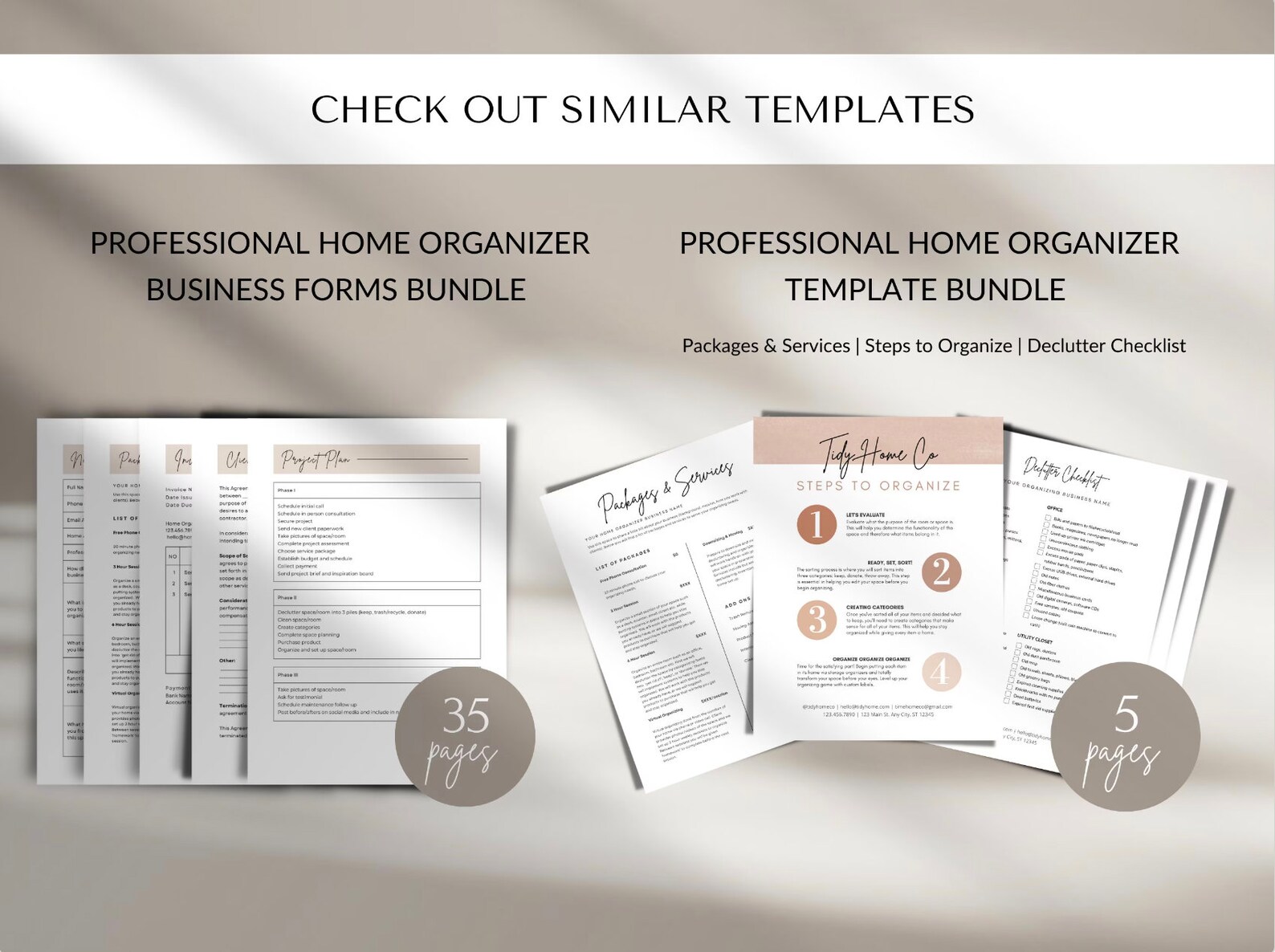 Professional Organizer Flyer Professional Organizer Forms Professional ...