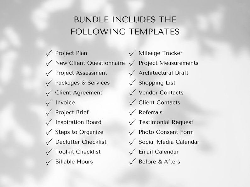 Professional Organizer Client Intake Forms Bundle Canva Template ...