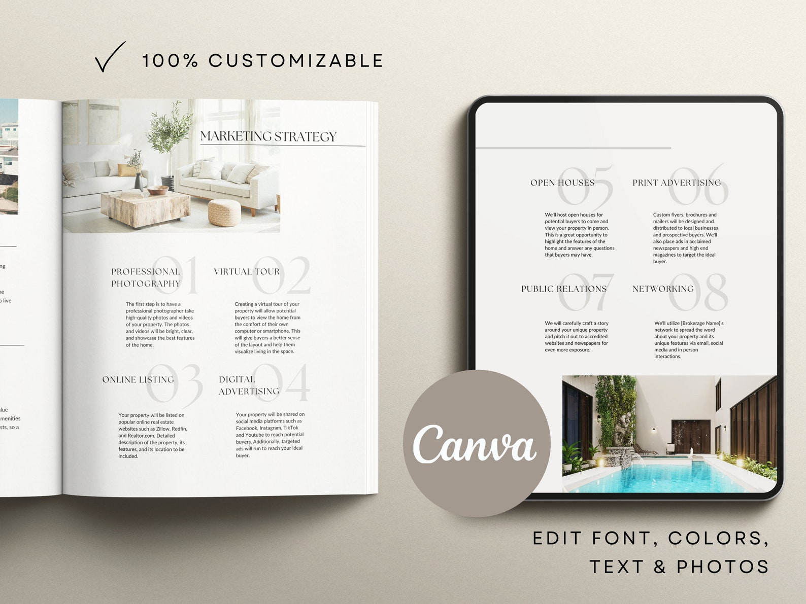 Real Estate Marketing Plan Book Marketing Plan Realtor Listing ...