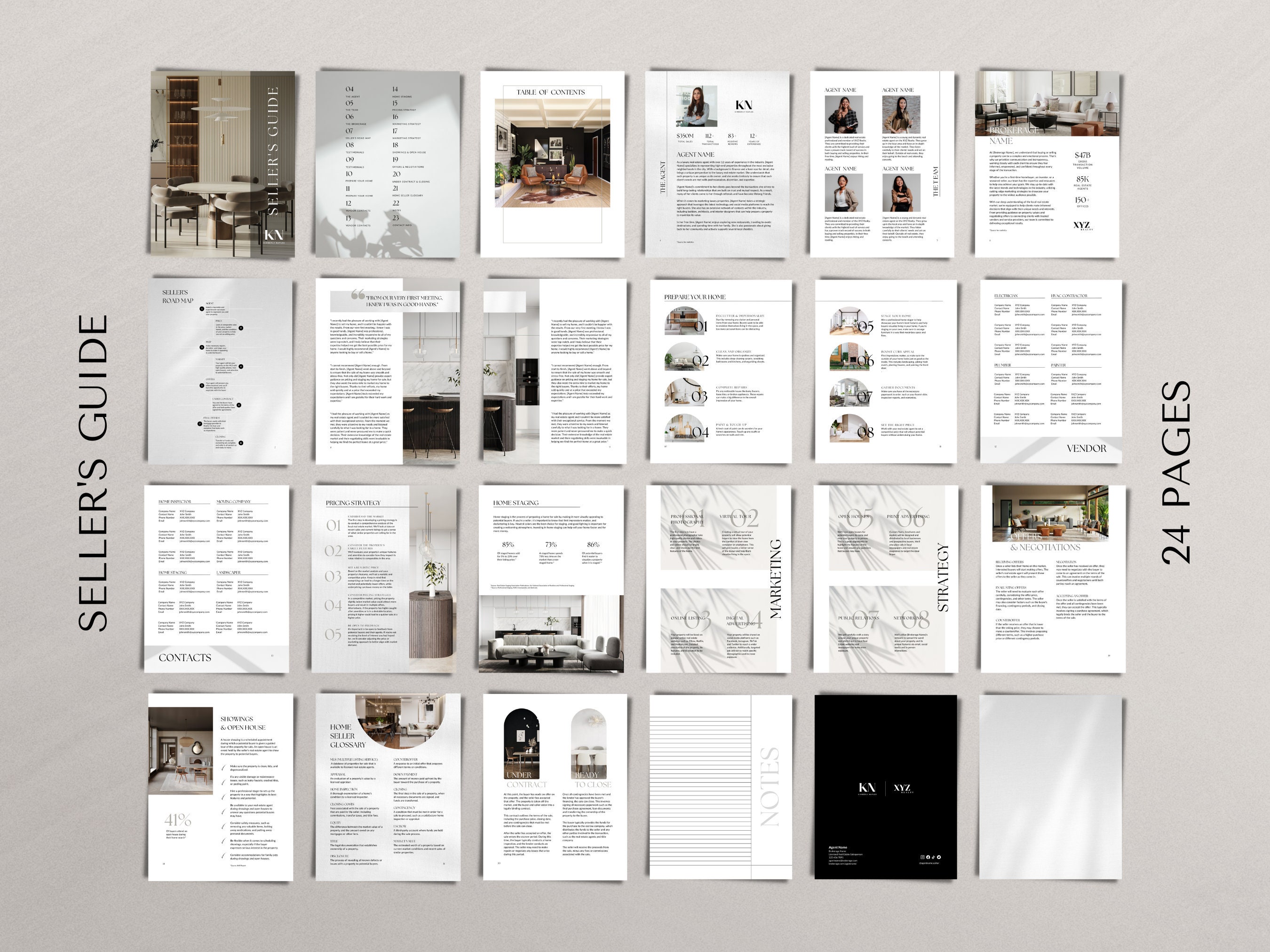 Pre Listing Presentation Buyer Seller Guide Bundle Real Estate ...