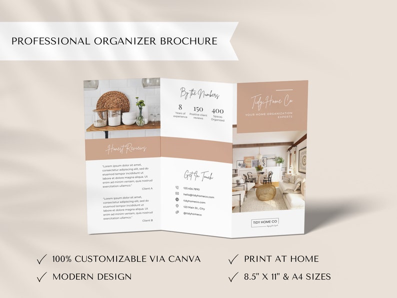 Professional Organizer Forms Professional Organizer Brochure ...