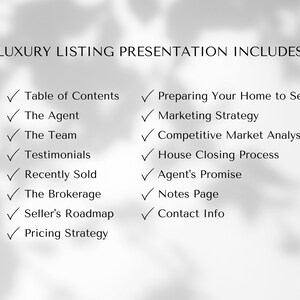 Seller Pre Listing Presentation Real Estate Template Real - Etsy