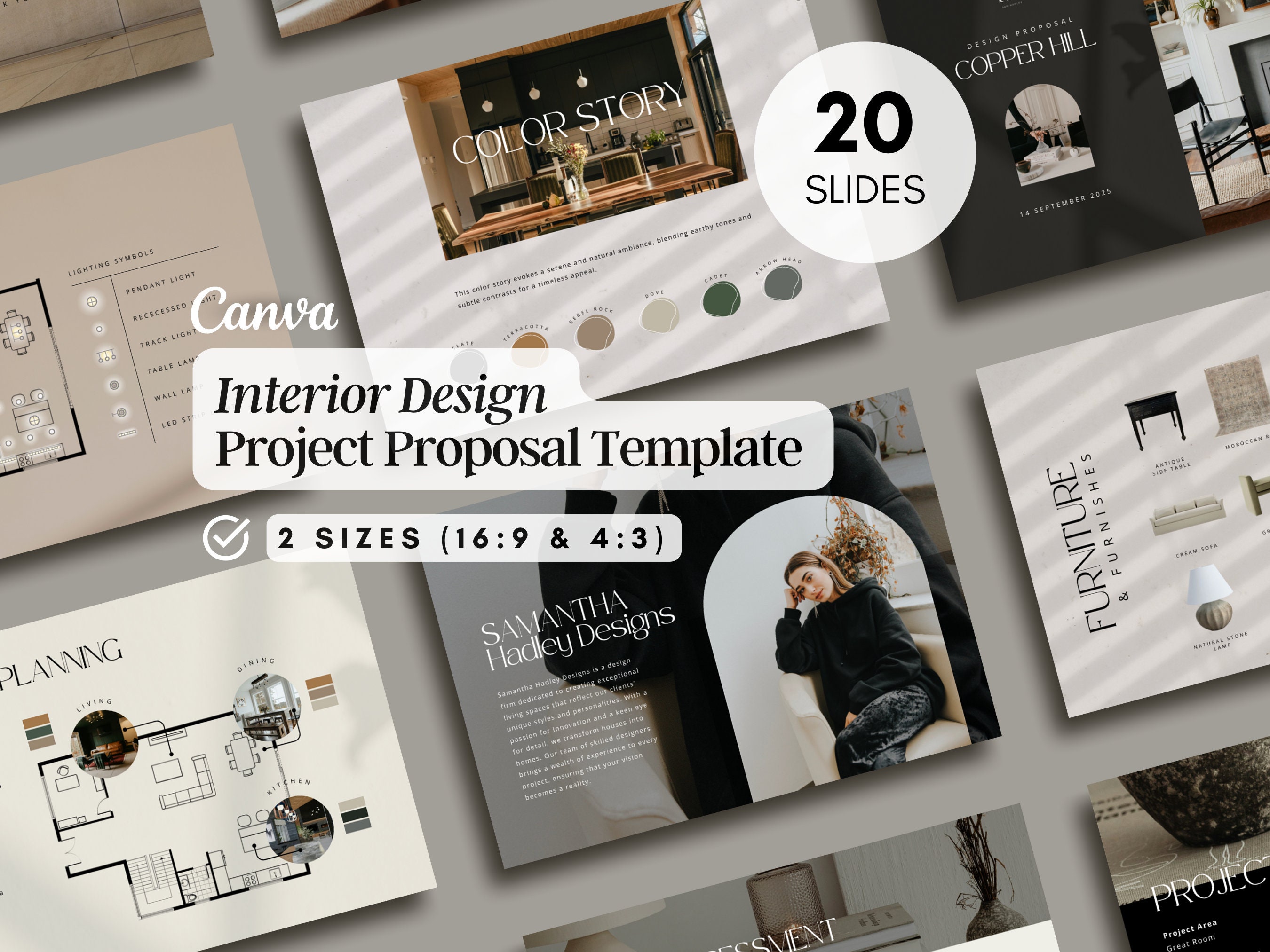 Interior Design FF&E Schedule Design Project Plan Template Business ...