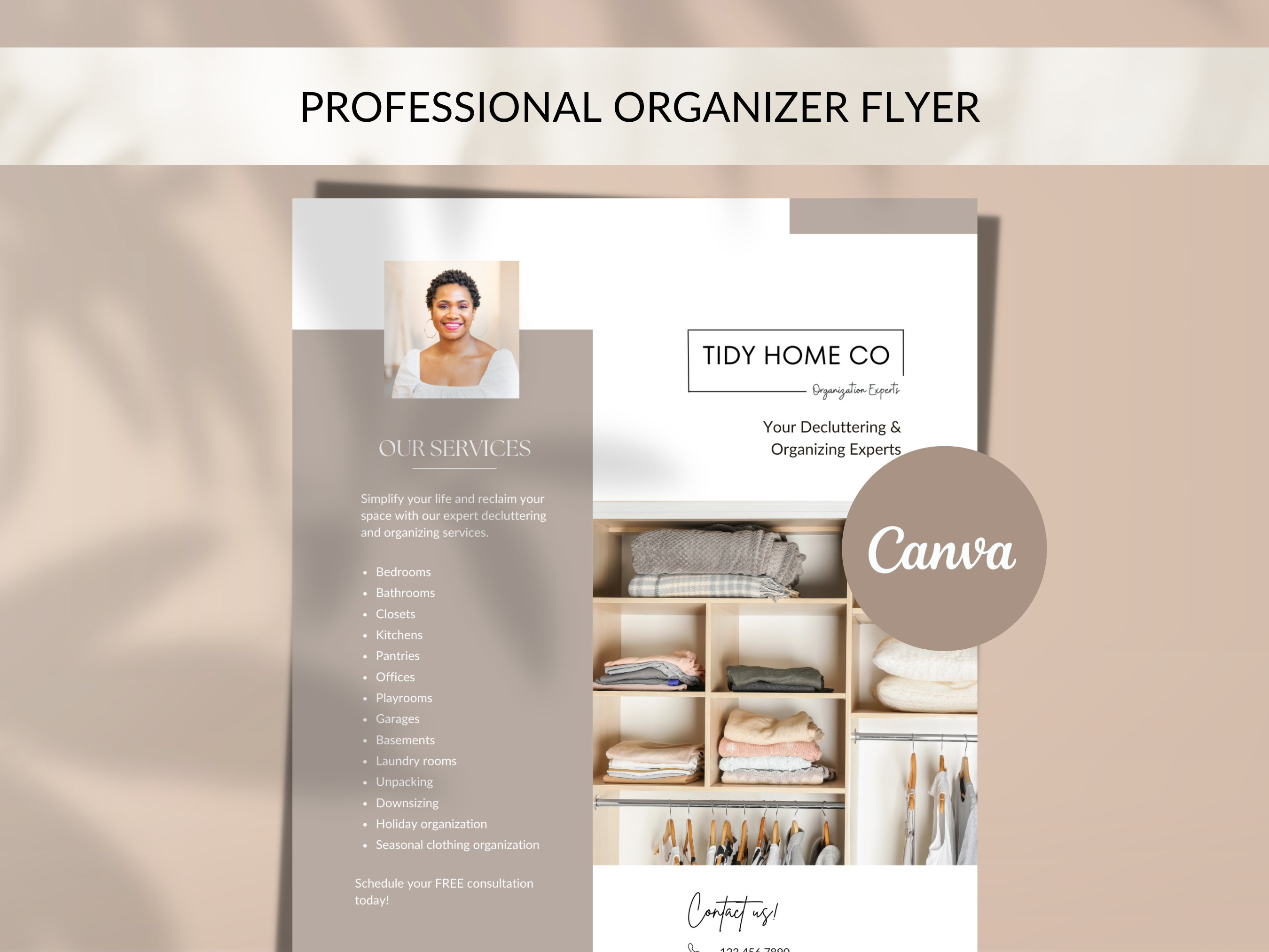 Professional Organizer Forms Professional Organizer Brochure ...