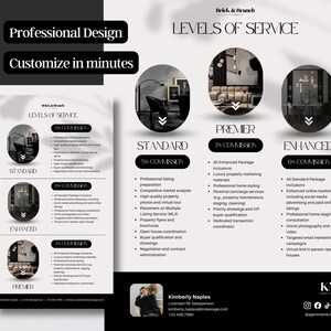Real Estate Commission Sheet Seller Real Estate Flyer Template Custom ...