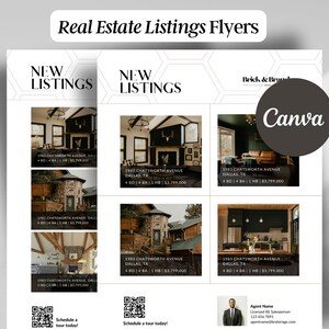 Multiple Listing Flyer Template Home for Sale Flyer Just Listed Real ...
