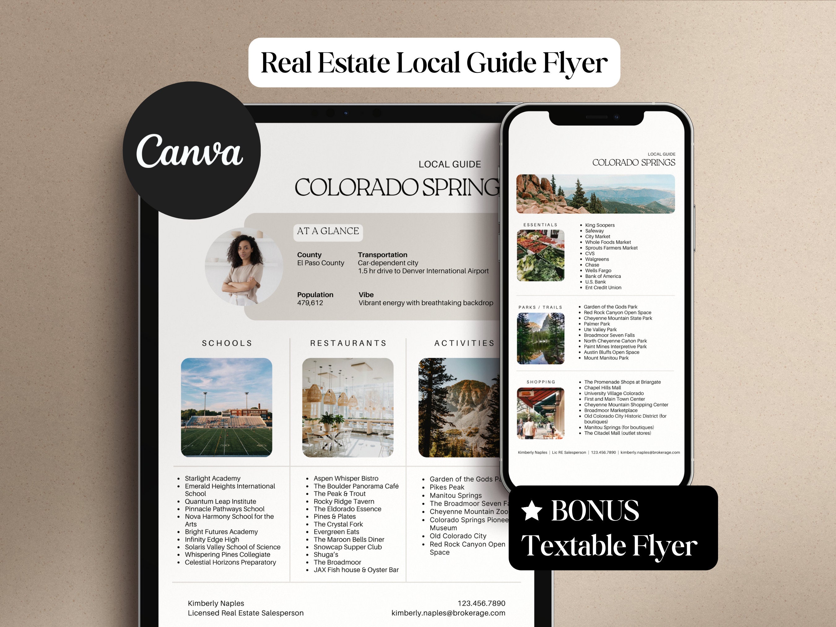 Local Guide Real Estate Flyer Template Neighborhood Guide Local ...