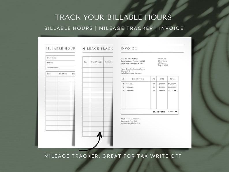Professional Organizer Client Intake Forms Bundle Canva Template ...