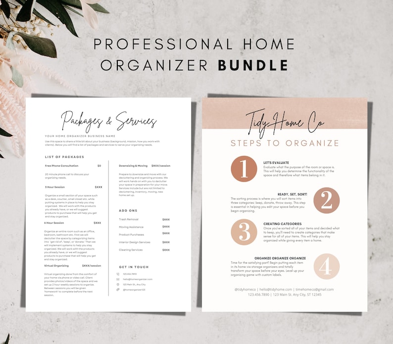 Professional Home Organizer Services & Packages and Steps to Organize ...