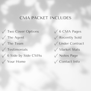 CMA for Realtors Cma Real Estate Template Cma Template Cma Presentation ...