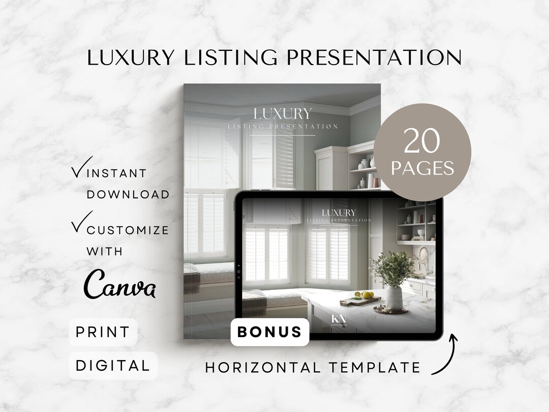 Seller Pre Listing Presentation Real Estate Template Real Estate ...