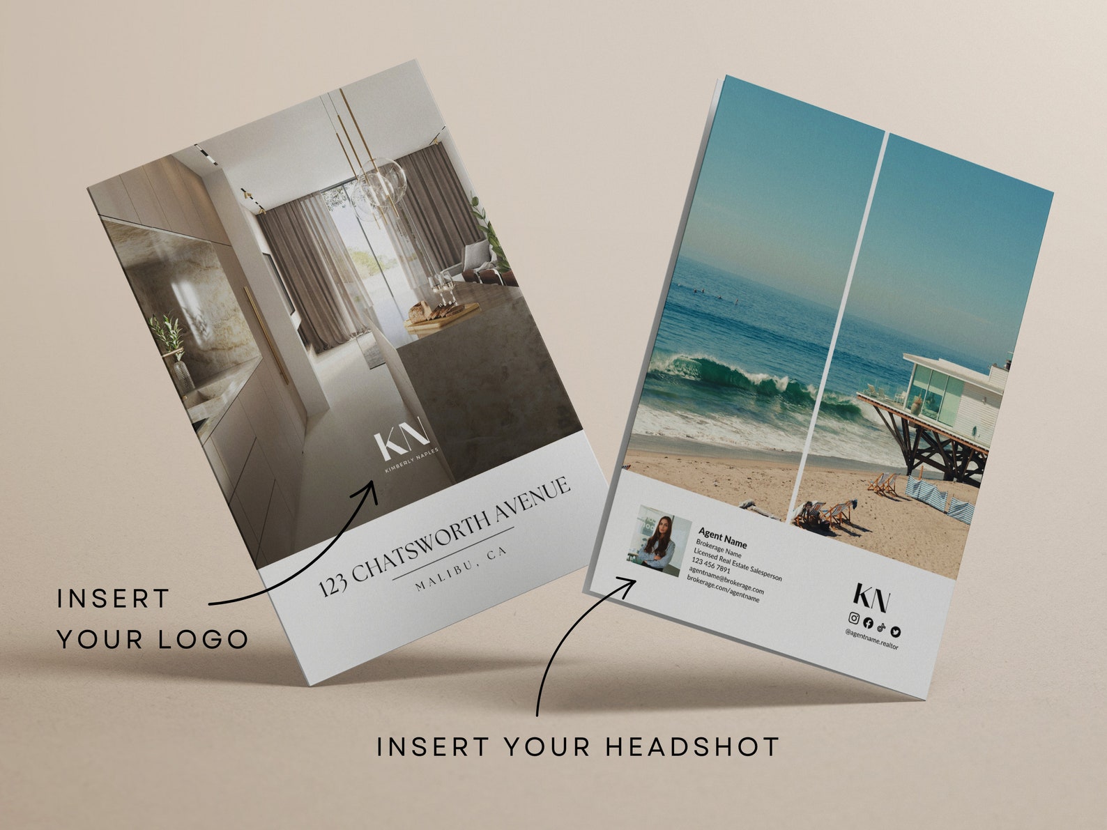 4 Page Real Estate Brochure Luxury Property Brochure Real Estate ...