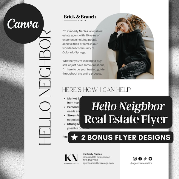 Door Knocking Flyer - Etsy
