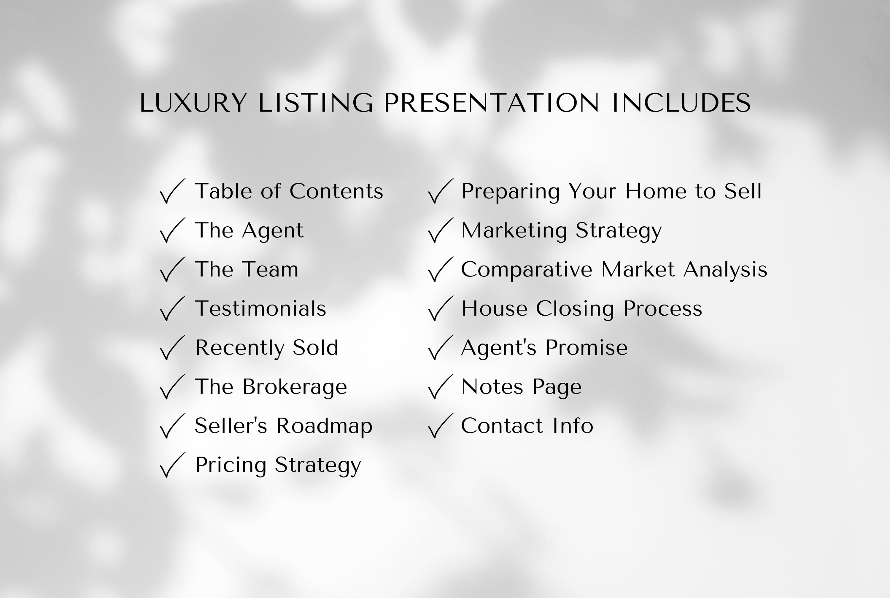 Real Estate Listing Presentation Template Real Estate Marketing Plan ...