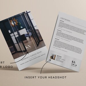 Brochure Real Estate Template Agent Bio Brochure Template Download Real ...