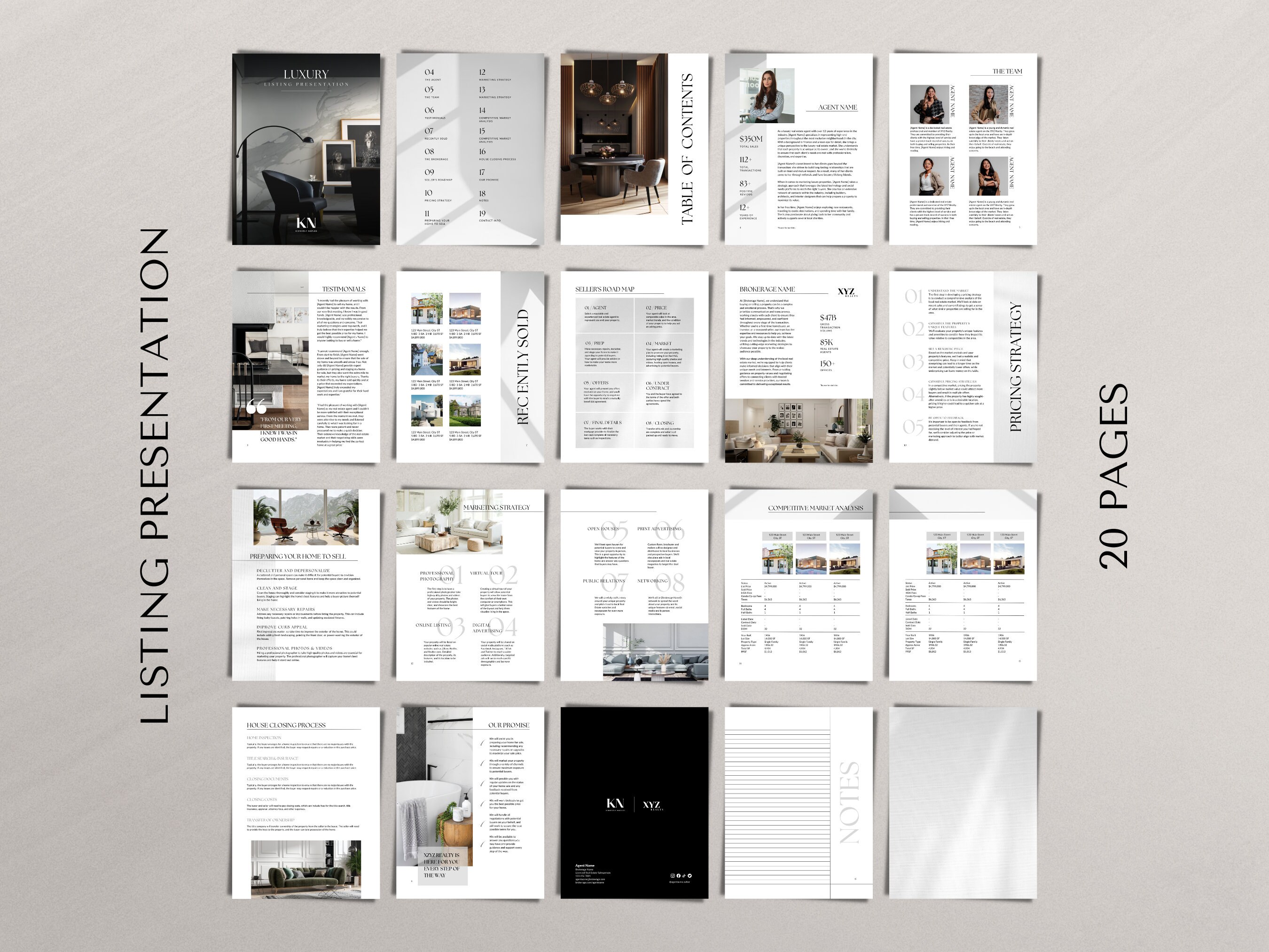 Pre Listing Presentation Buyer Seller Guide Bundle Real Estate ...