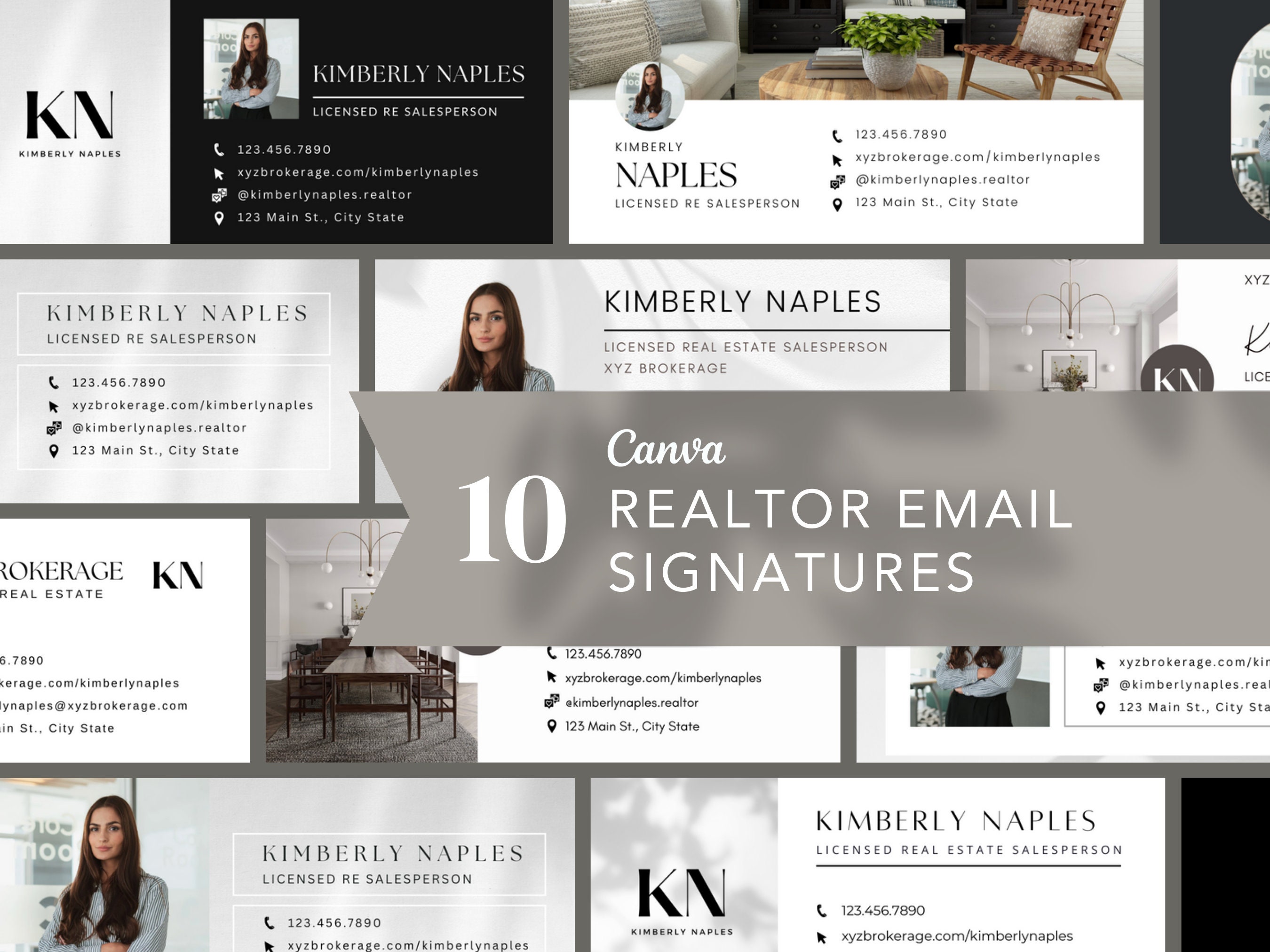 Gmail Email Signatures Realtor Template Email Signature Line Email ...