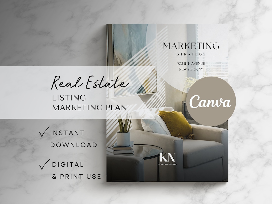 Marketing Plan for Real Estate Booklet Real Estate Marketing Plan Book ...