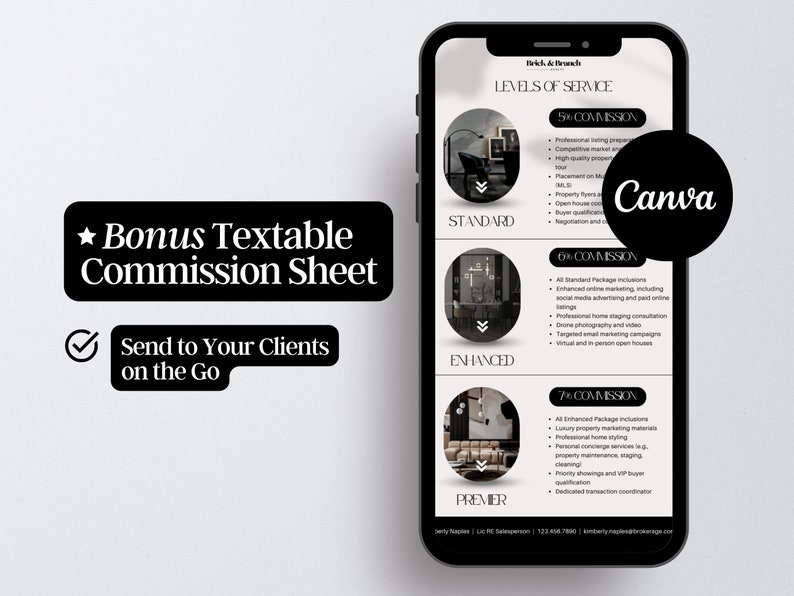 Real Estate Commission Sheet Seller Real Estate Flyer Template Custom ...