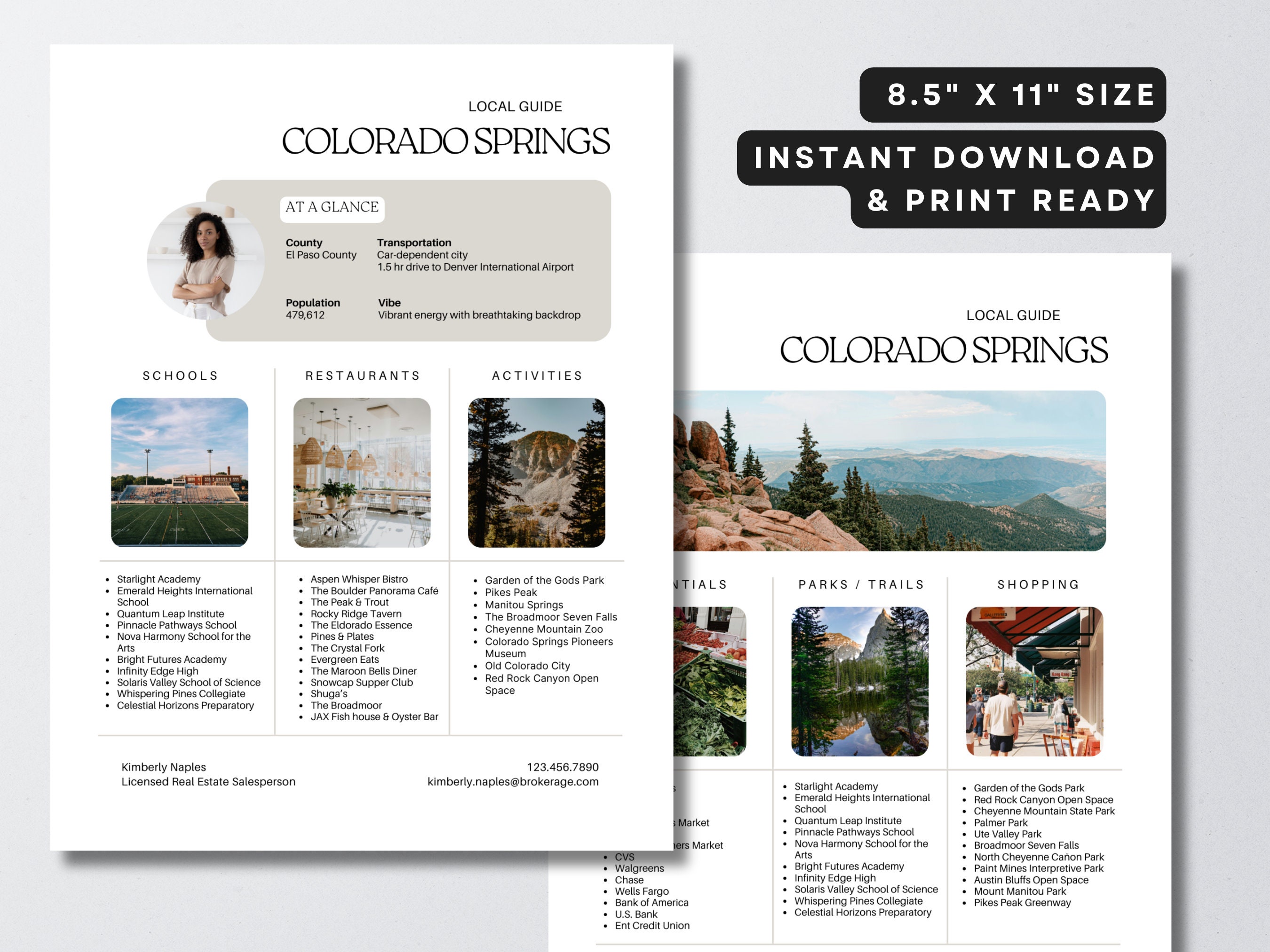 Local Guide Real Estate Flyer Template Neighborhood Guide Local ...