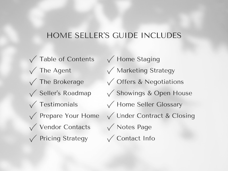 Seller Handbook for Real Estate Home Seller Roadmap Guide to Selling ...