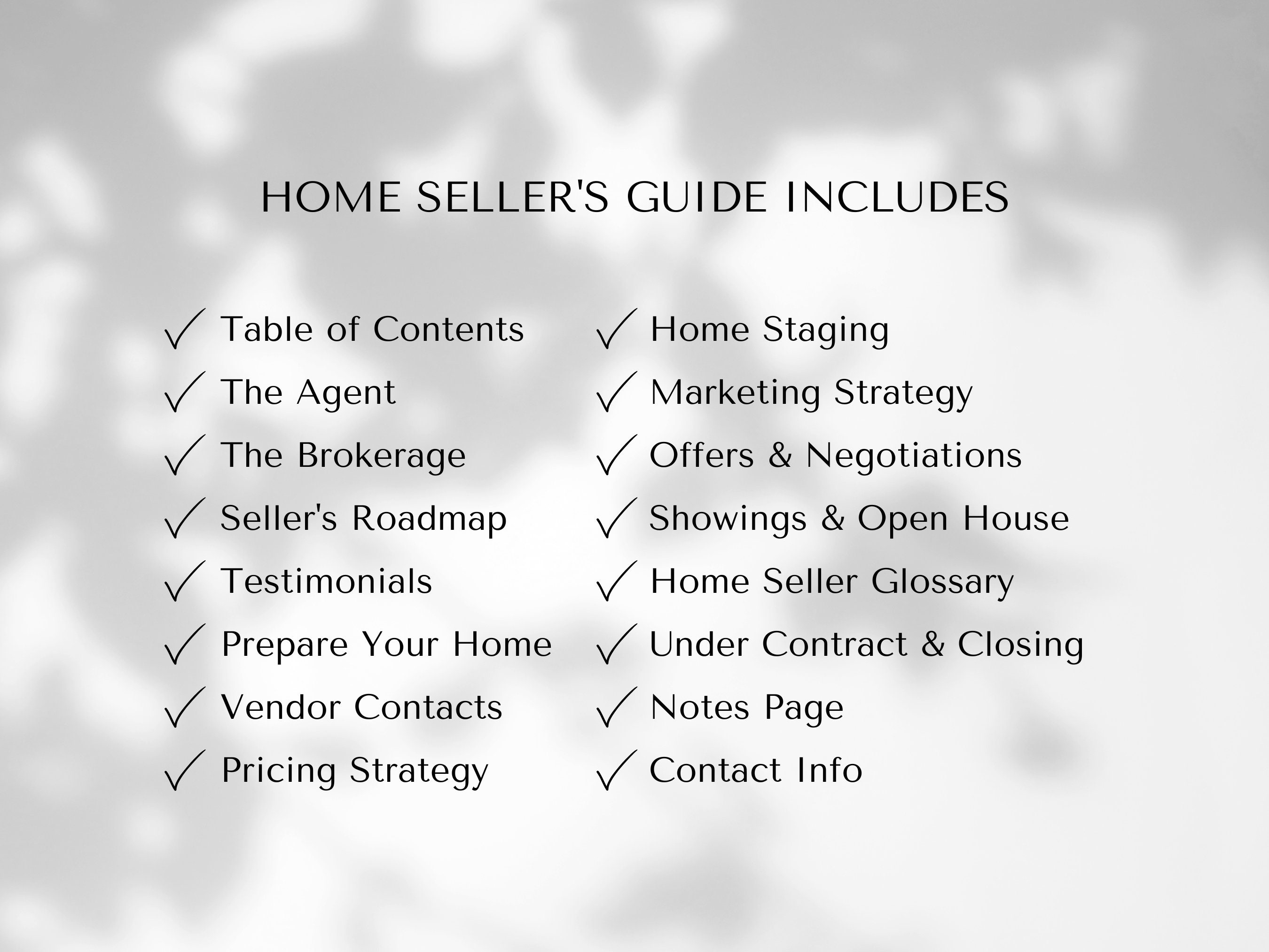 Seller Handbook for Real Estate Home Seller Roadmap Guide to Selling ...