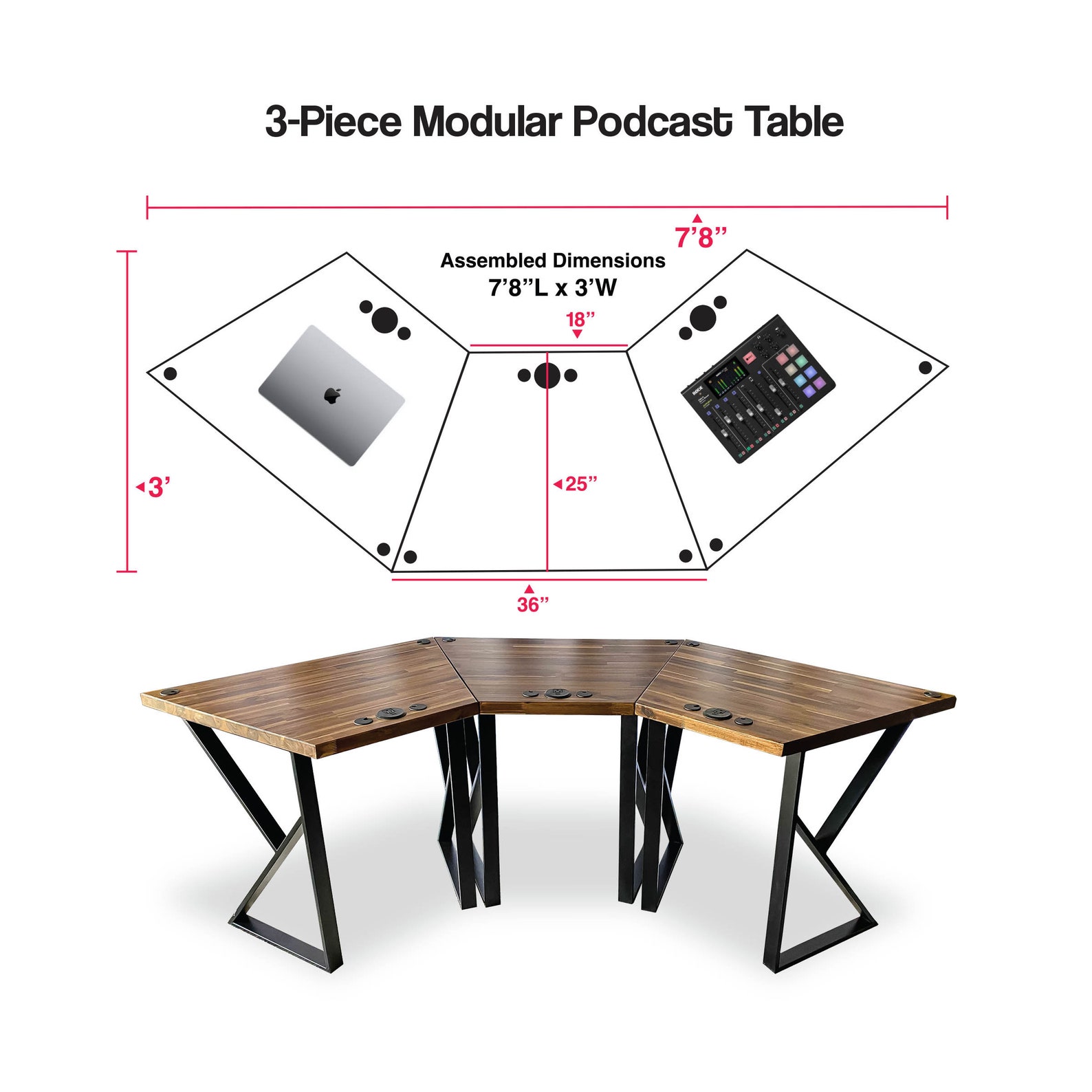 Podcast Tables Modular Desks - Etsy