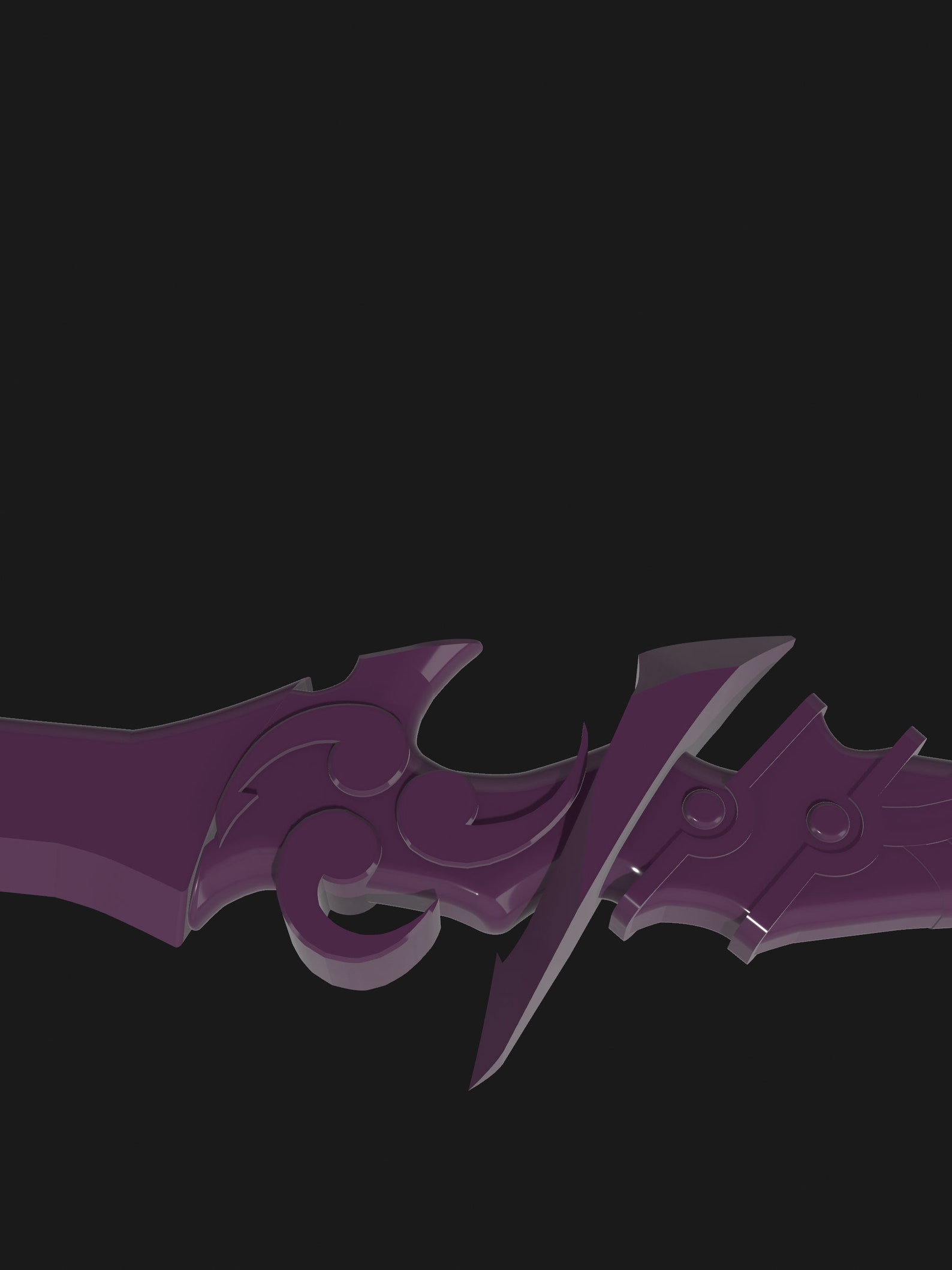 Musou Isshin Raiden Katana Genshin Impact 3D Model 3MF - Etsy Hong Kong