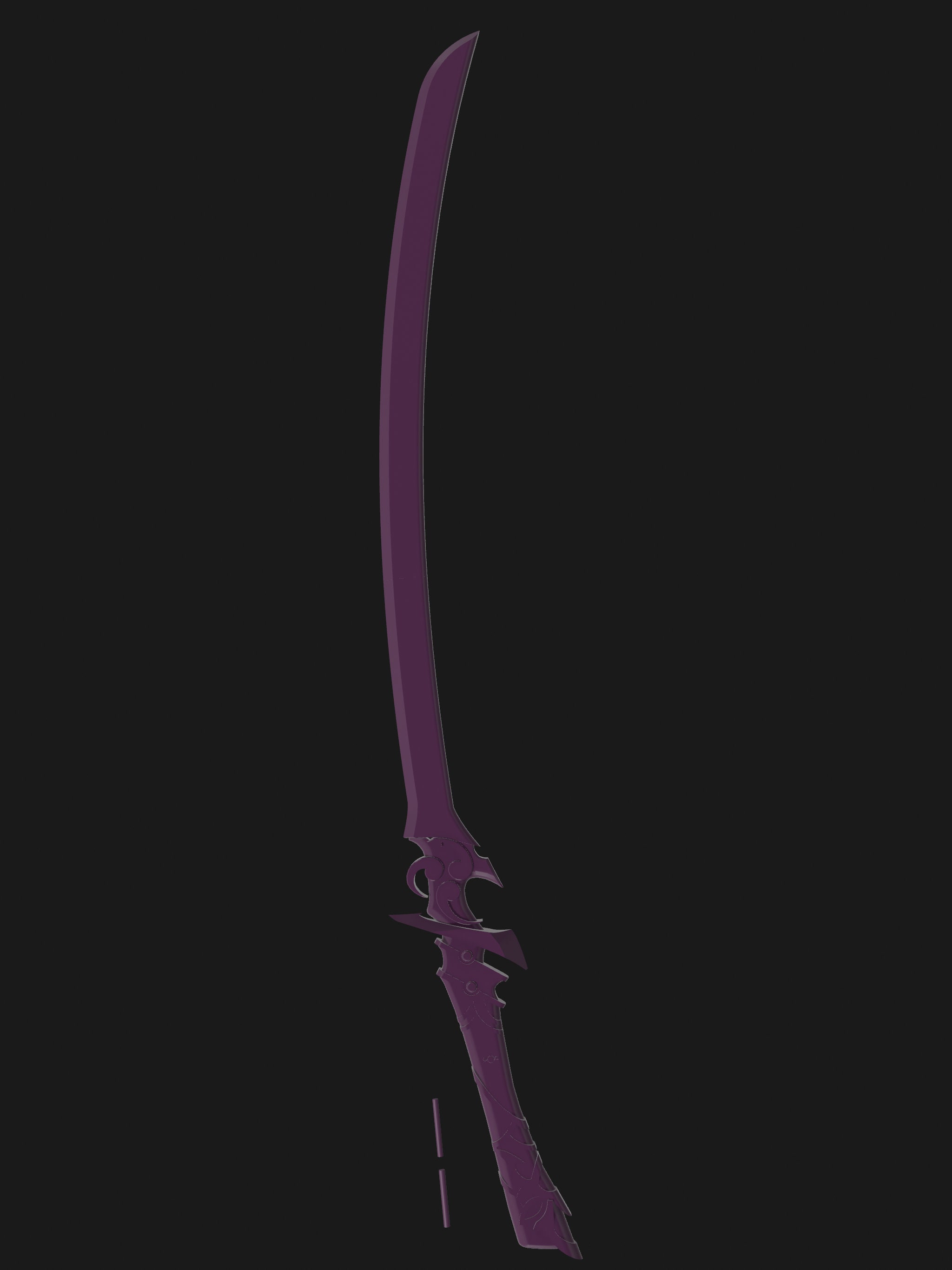 Musou Isshin Raiden Katana Genshin Impact 3D Model 3MF - Etsy Canada