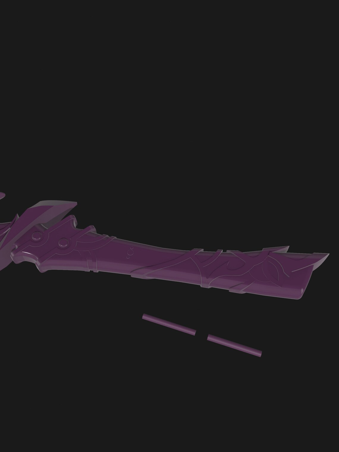 Musou Isshin Raiden Katana Genshin Impact 3D Model 3MF - Etsy Ireland