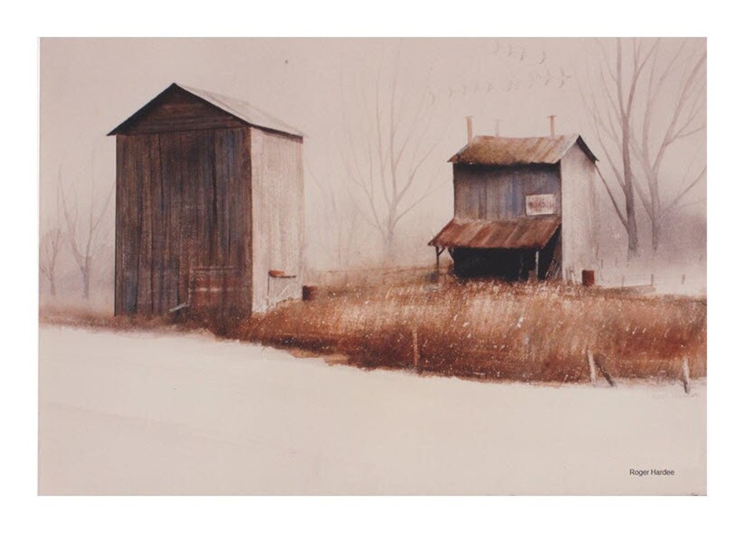 Foggy Morning Greeting Card - Etsy